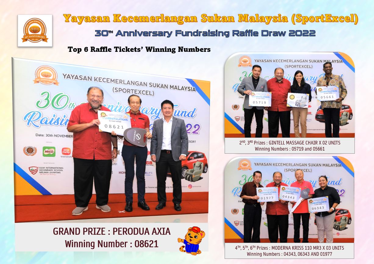 30th Anniversary Fund Raising Raffle Draw 2022 – Yayasan Kecermelangan ...