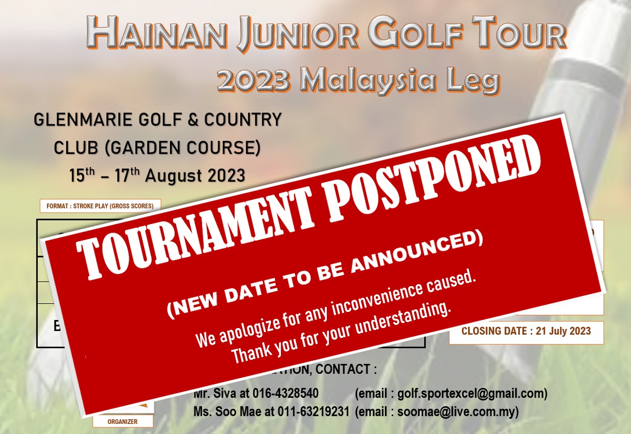 Hainan Junior Golf Tour 2023 – Yayasan Kecermelangan Sukan Malaysia