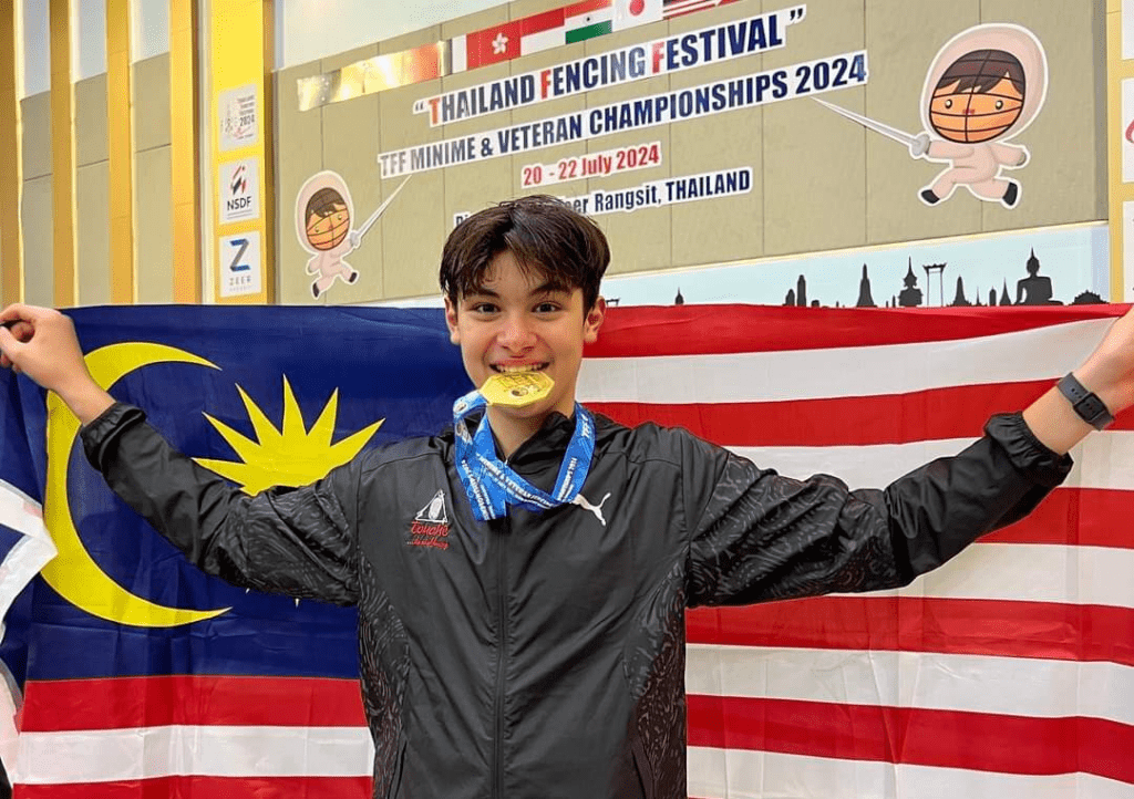 Starting young with the right support: SportExcel backs fencing prodigy ...